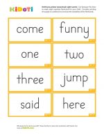 Dolch Sight Words – KiDOTI