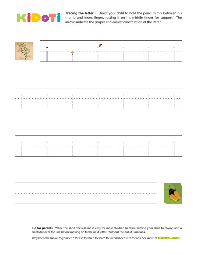 Tracing Letters KiDOTI Tracing Letters KiDOTI